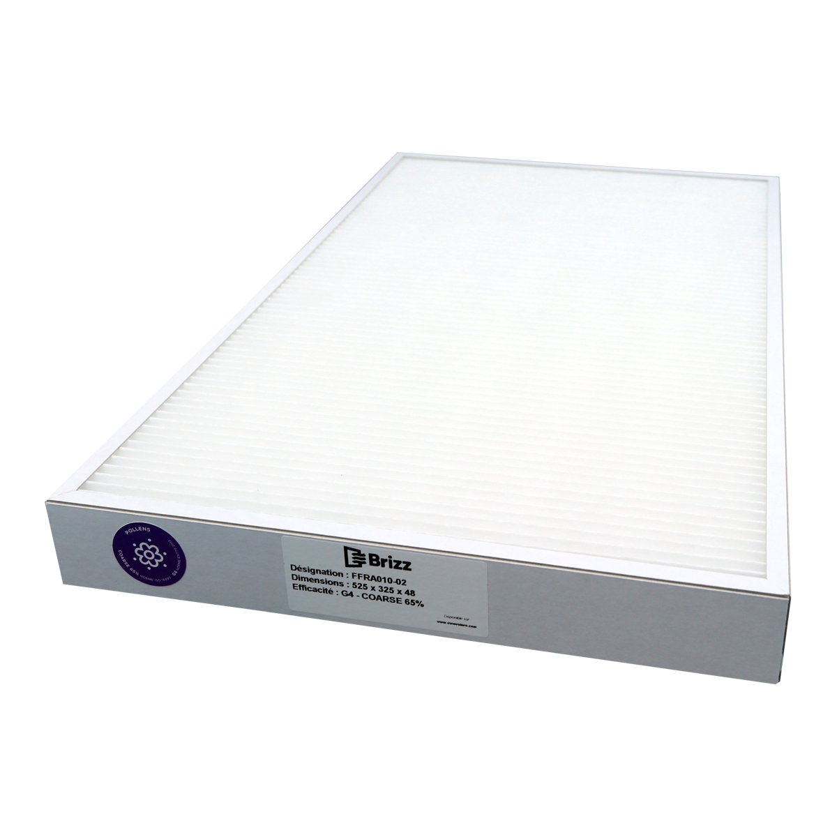 Filtre G4 compatible Ventilation FRANCE AIR Temperys